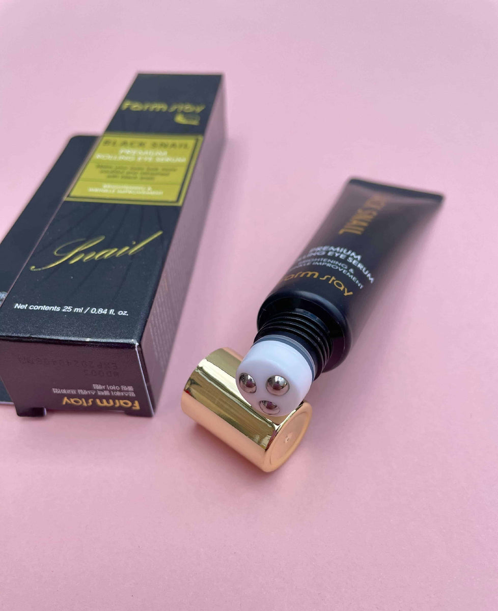 FARMSTAY Black Snail Premium Rolling Eye Serum | Eye care | LENGBOX ...