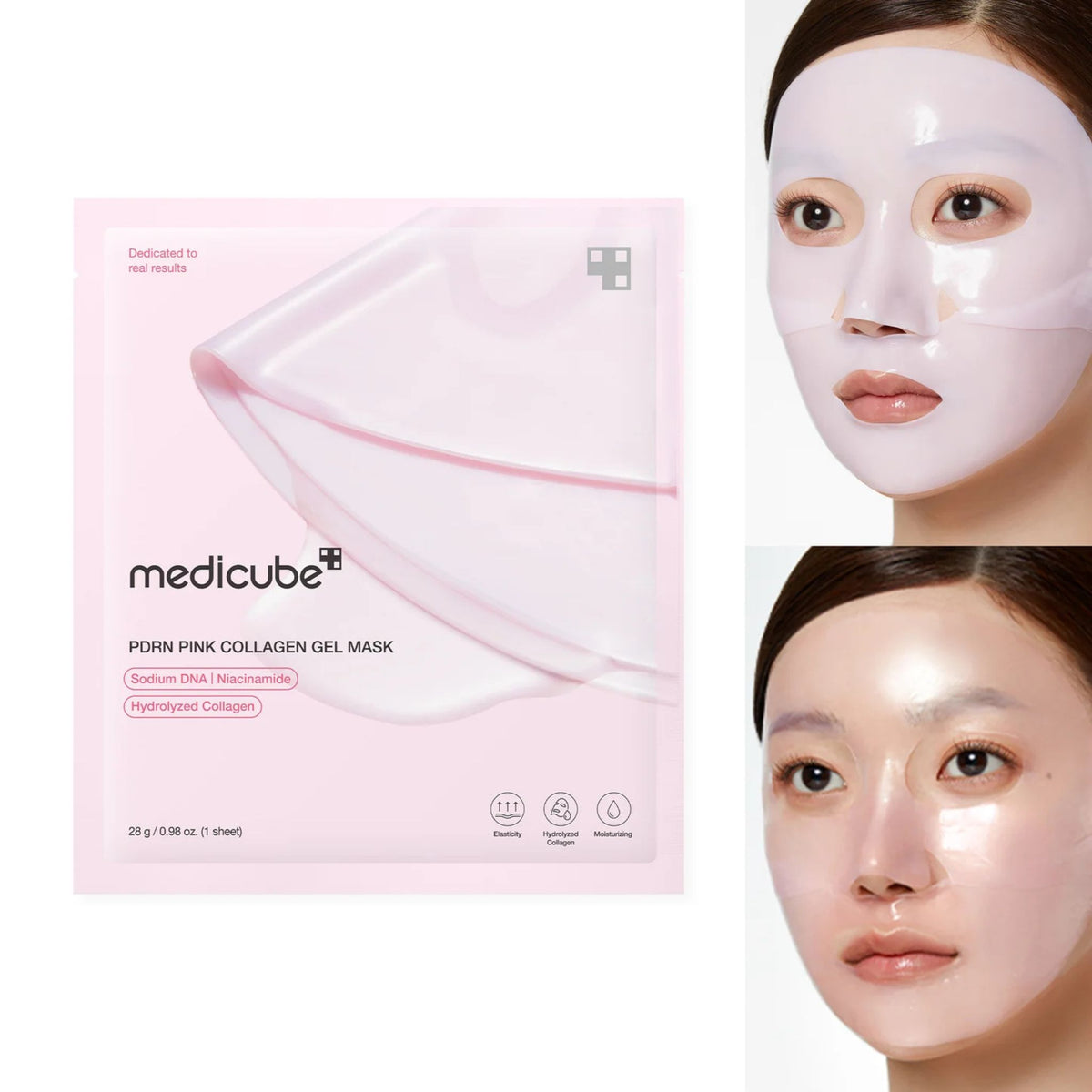 MEDICUBE PDRN Pink Collagen Gel Mask | Enhance Skin Elasticity ...