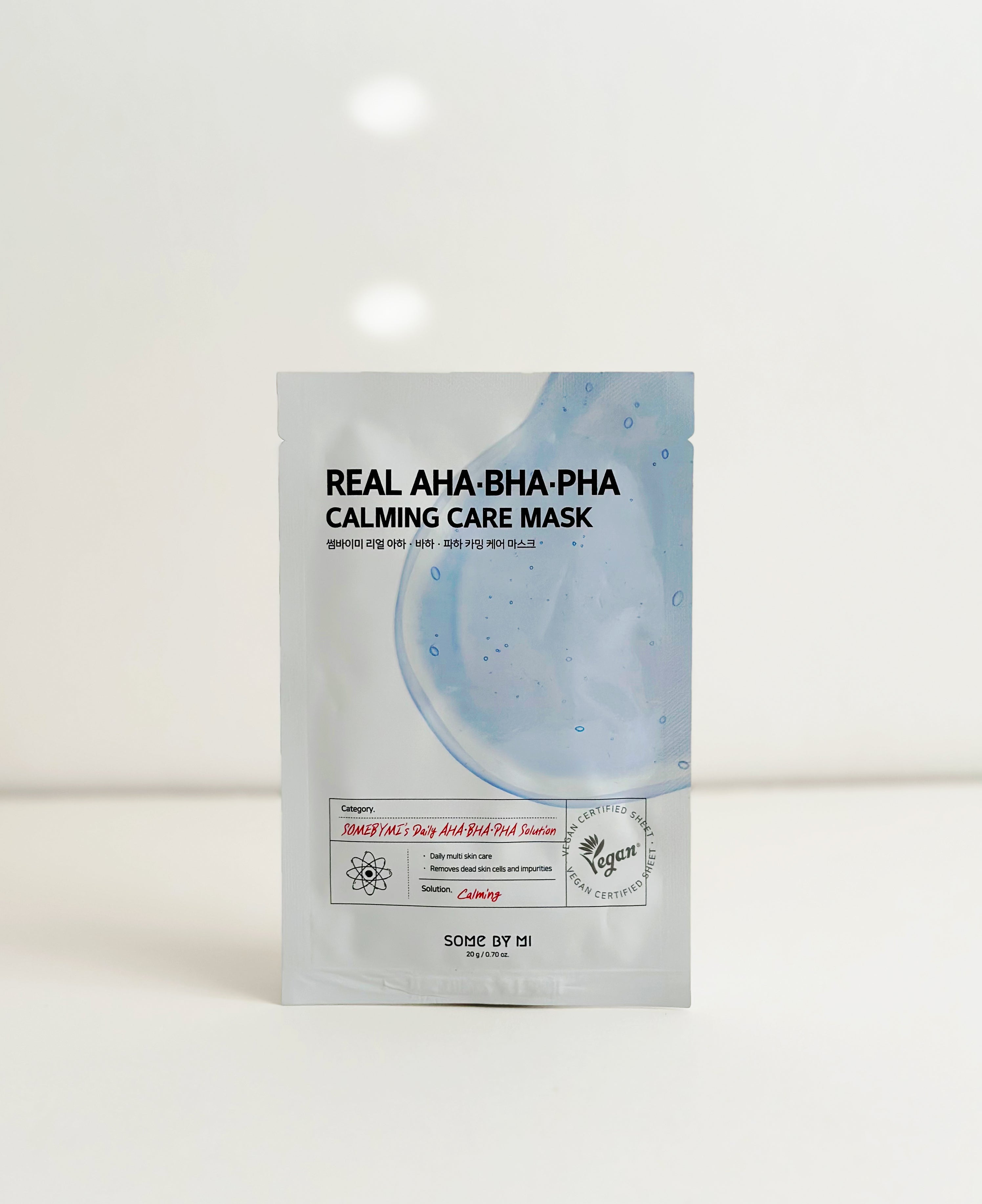 SOME BY MI Real AHA.BHA.PHA Calming Care Mask Sheet | SHEET MASK ...