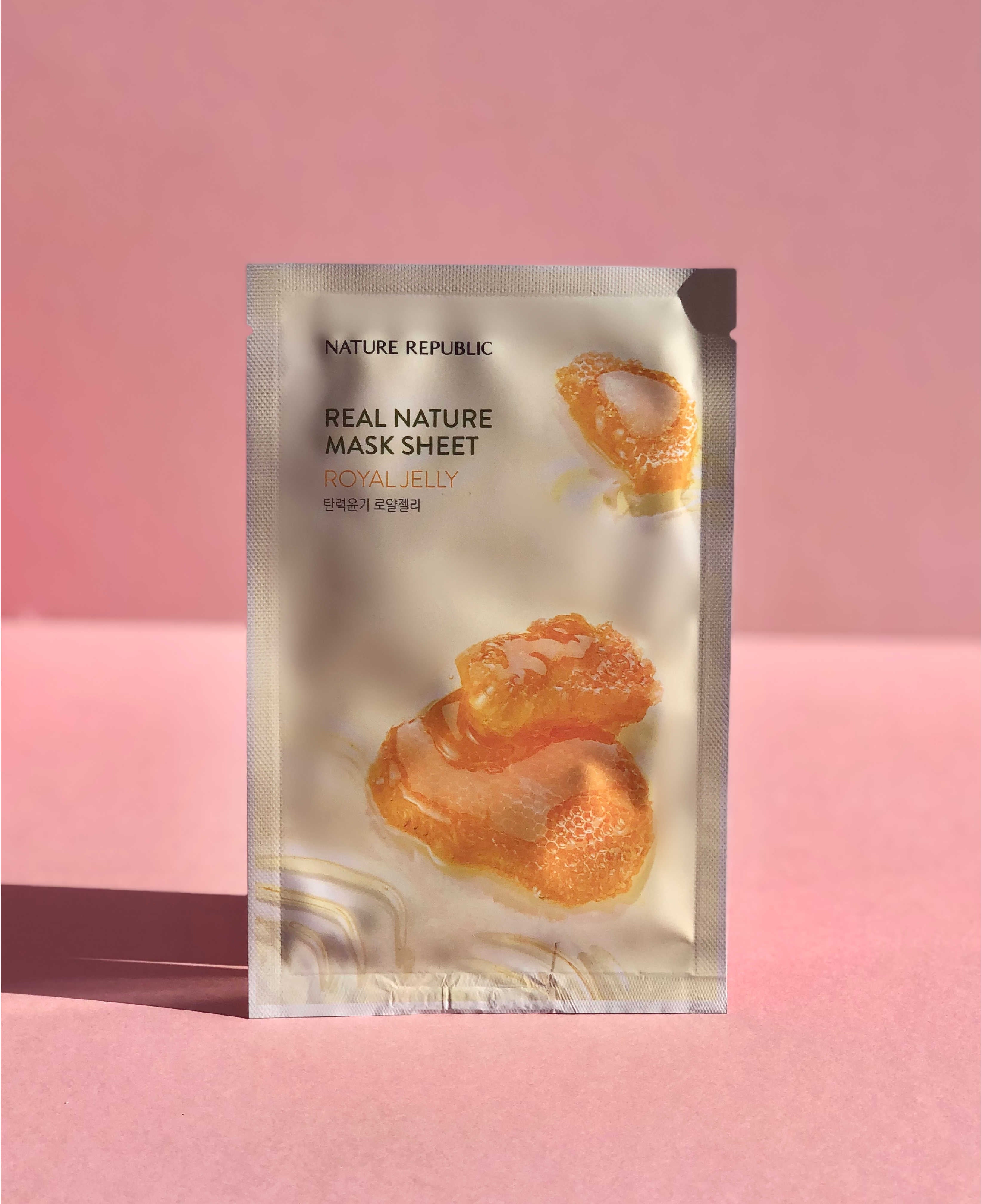 NATURE REPUBLIC Real Nature Mask Sheet Royal Jelly | Soothing & Glow ...
